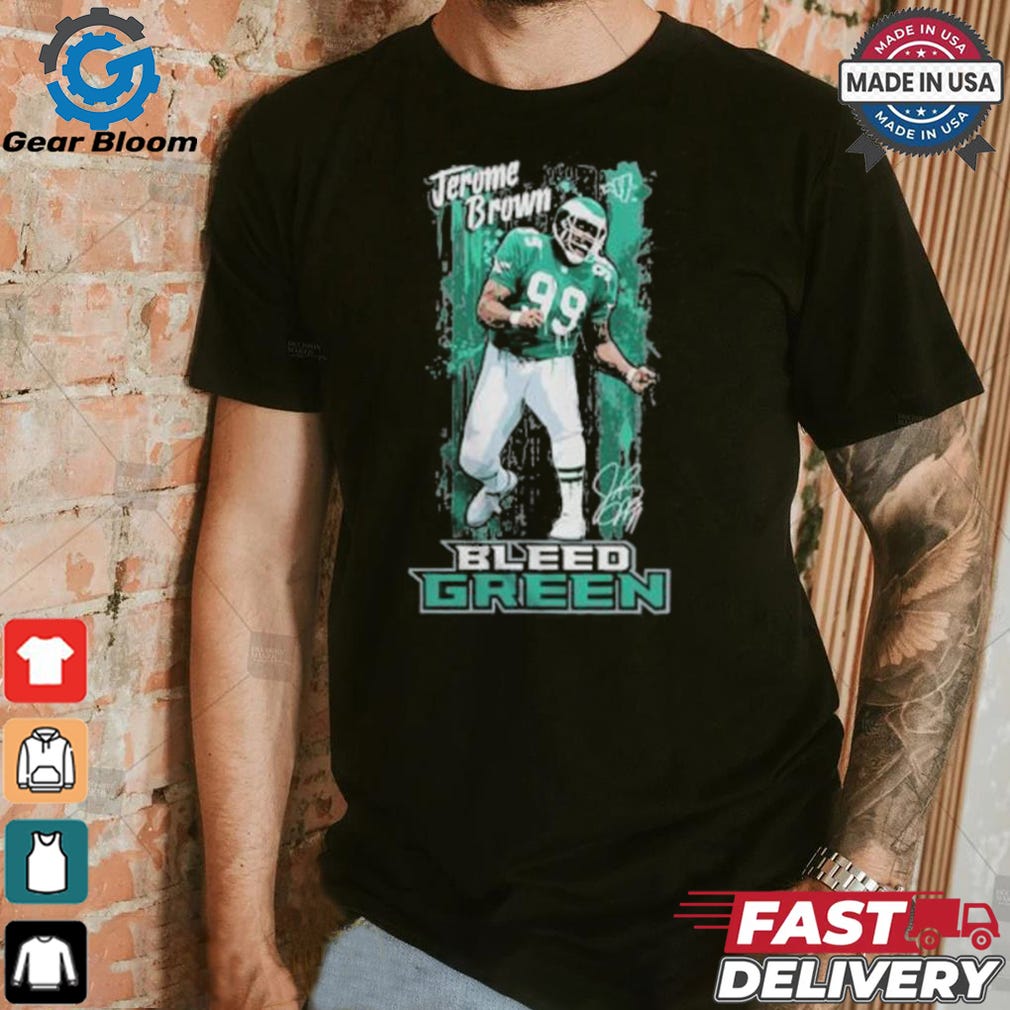 Official Bleed Green Jerome Brown Shirt | by Mynidgum | Oct, 2024 | Medium