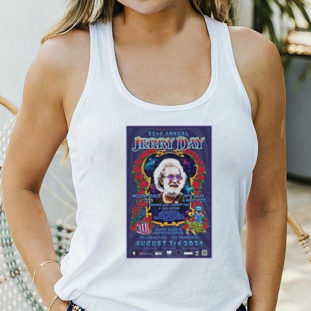 22nd Annual Jerry Garcia Jerry Day August 3 2024 T Shirt | by Itsobhug ...