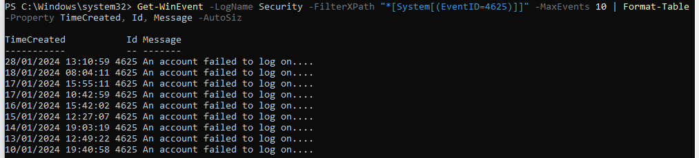 PowerShell Security: Monitoring Failed Logins, Adjusting Execution Policies, and Strengthening ...