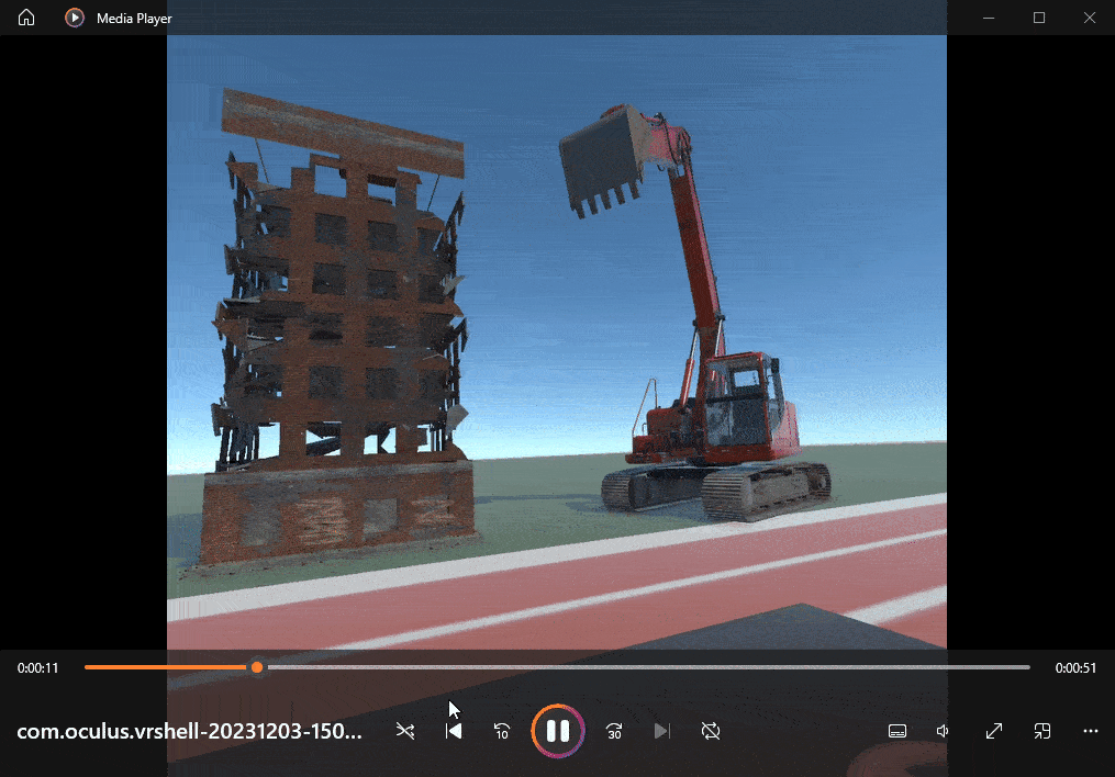Demolishing Building using Excavator and 3D UI in VR. | by Suleiman Abdullah | Medium