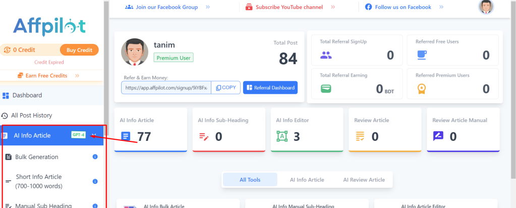 AI Writing Tools: Unveiling the Best Features of Affpilot | by Tanim Bhuiyan | Dec, 2023 | Medium