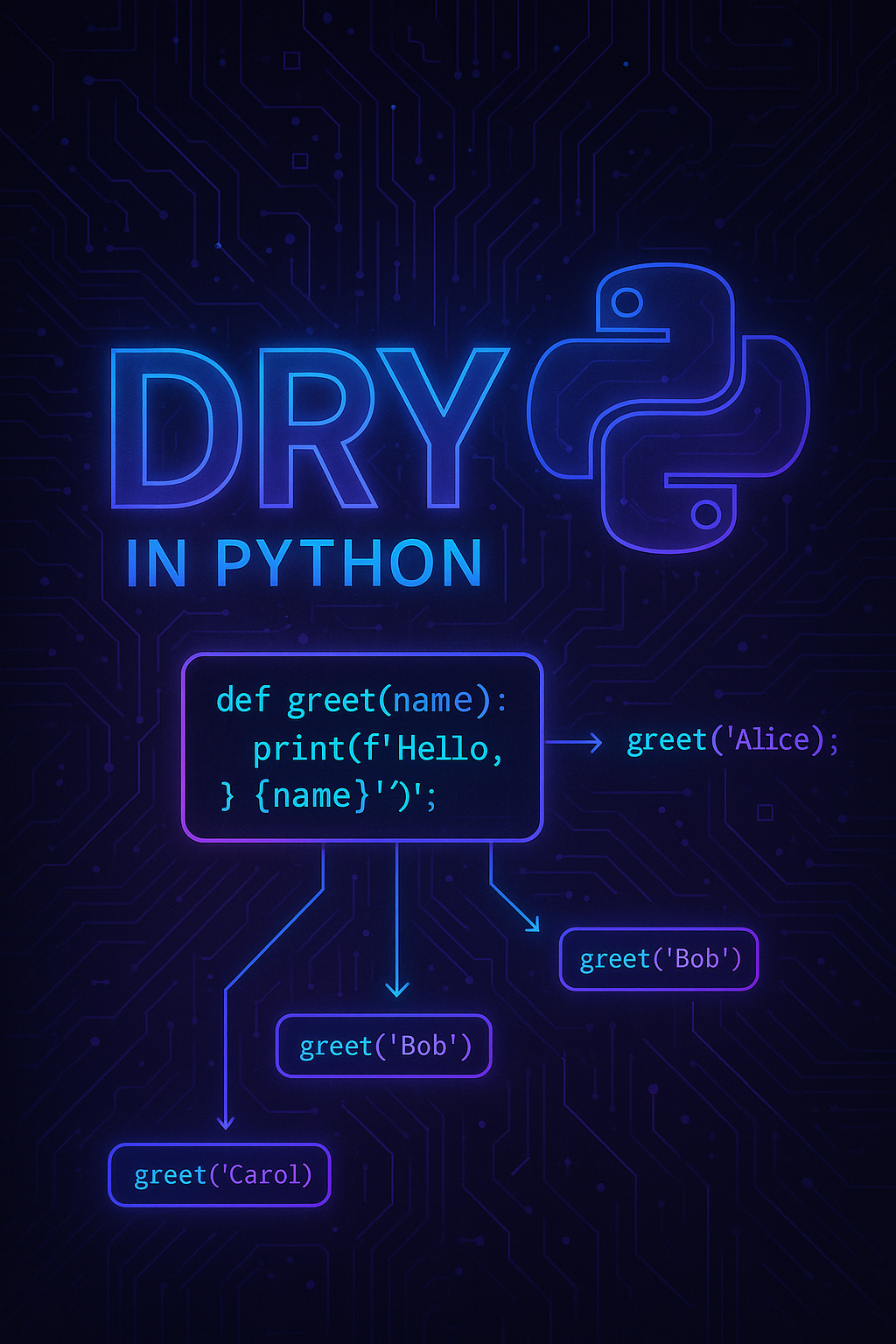 DRY (Don’t Repeat Yourself) Principle in Python: A Practical Guide | by ...