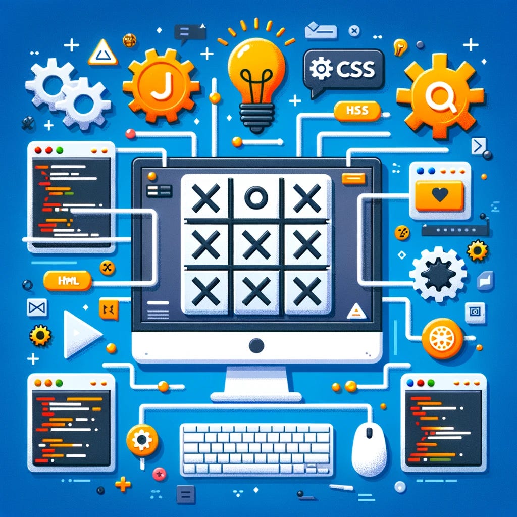 A Tic-Tac-Toe Game in JavaScript: A Step-by-Step Guide for Beginners | by Jangwook Kim ...