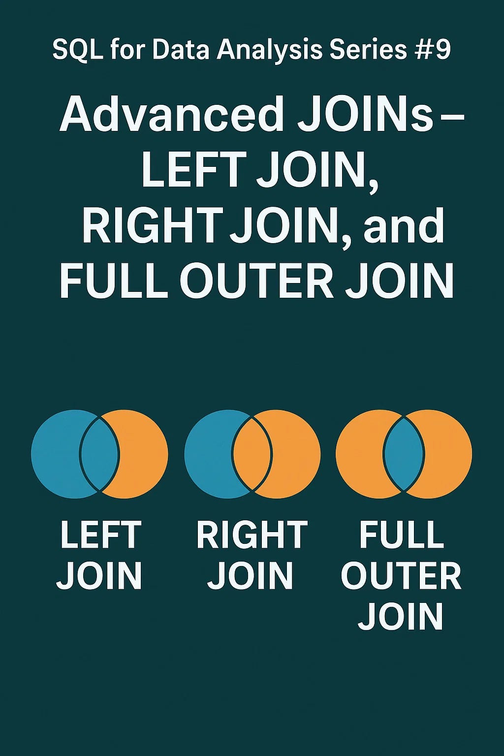 SQL for Data Analysis Series #9: Advanced JOINS — LEFT JOIN, RIGHT JOIN, and FULL OUTER JOIN ...