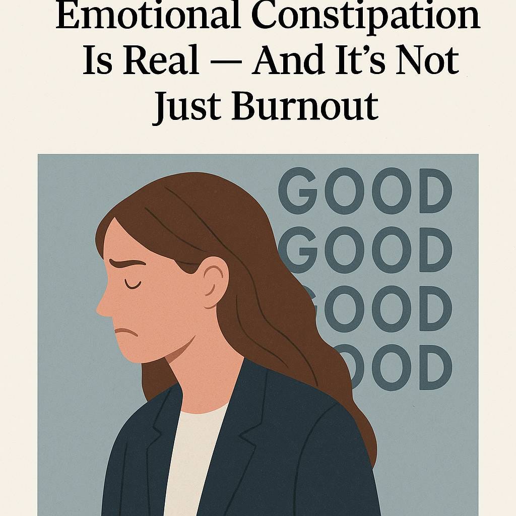 Emotional Constipation Is Real. Have you ever ever asked yourself, “Is ...