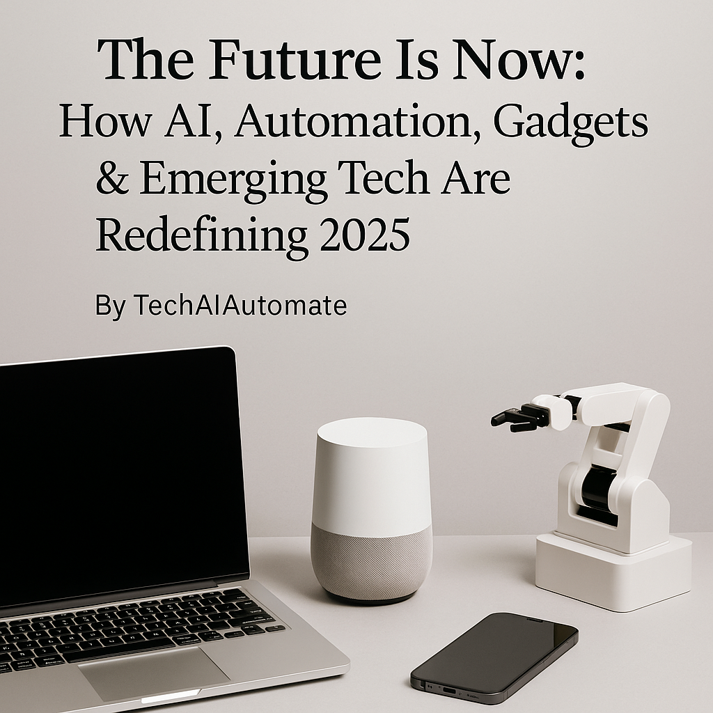 🚀 The Future Is Now: How AI, Automation, Gadgets & Emerging Tech Are ...