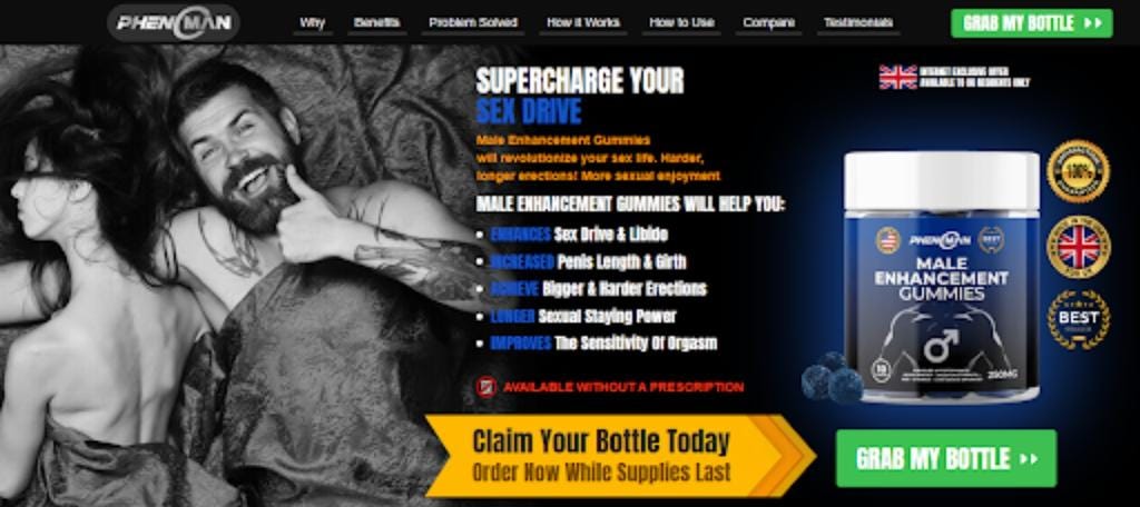 Phenoman Male Enhancement Gummies UK — LONGER SEXUAL STAYING POWER! | by Phenomanmegummiesbuy ...