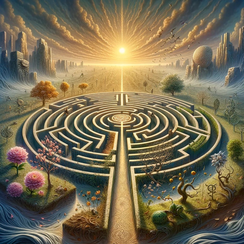 Paths of Rebirth. A labyrinth of choices, each leading to… | by CJ Coop ...