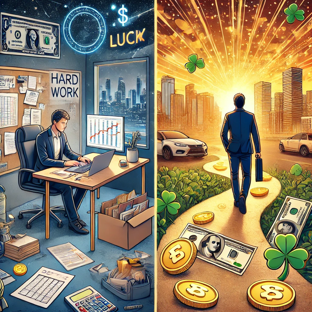 What Makes Someone Rich: Hard Work or Luck? | by ralp_earl | Oct, 2024 ...