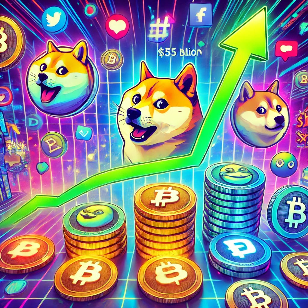 Meme Coins Surge as Market Capitalization Hits $55 Billion | by ...