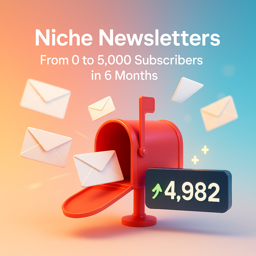 Niche Newsletters: From 0 to 5,000 Subscribers in 6 Months | by Tera Byte 26 | Write A Catalyst ...