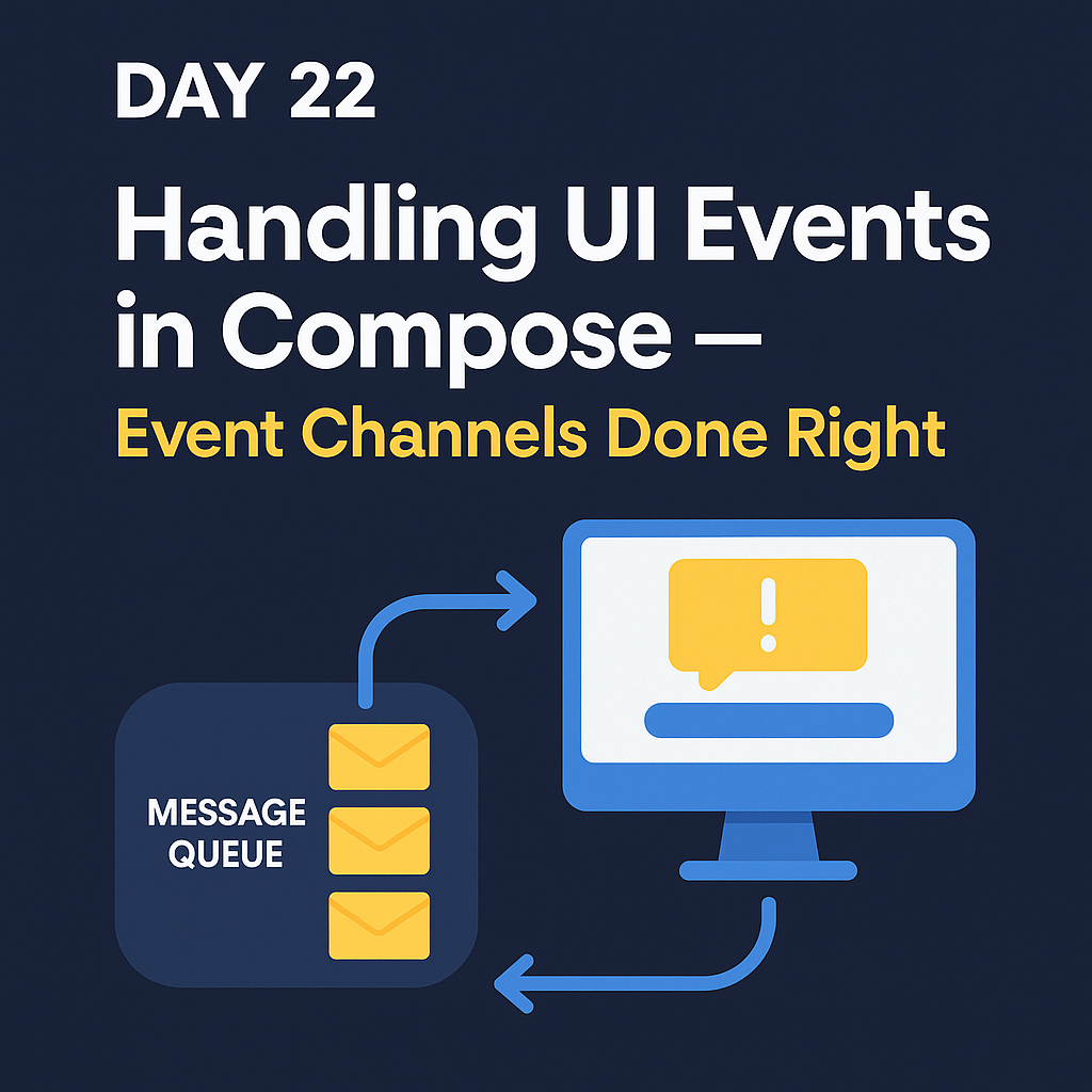 Day 22: Handling UI Events in Compose — Event Channels Done Right | by ...