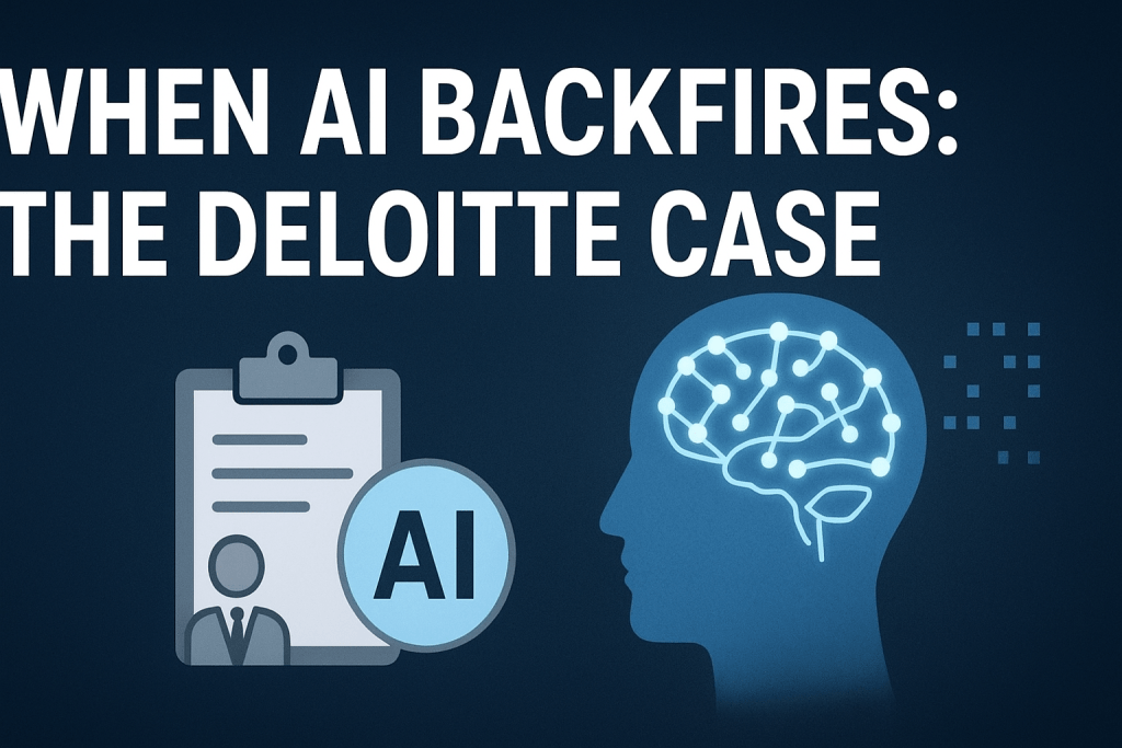 Deloitte was caught using AI: When AI Backfires | by Kiran Chhablani | Nov, 2025 | Medium