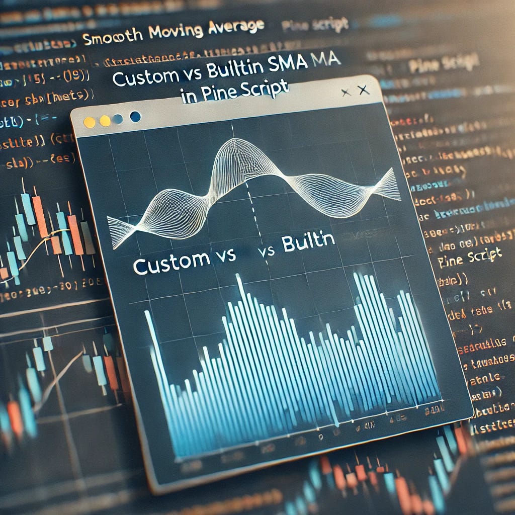 Building a Custom Smooth Moving Average (SMA) in Pine Script | by Betashorts | Medium
