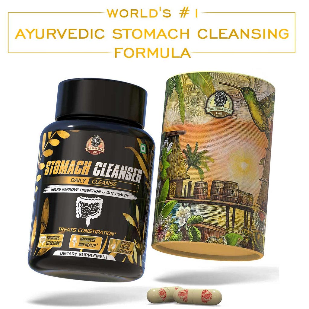 STOMACH CLEANSER Daily Cleanse Ayurvedic Supplement | Probiotic Soluble ...