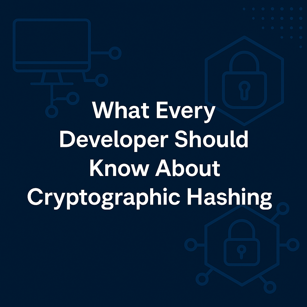 What Every Developer Should Know About Cryptographic Hashing | by Swathi Pallikala | May, 2025 ...