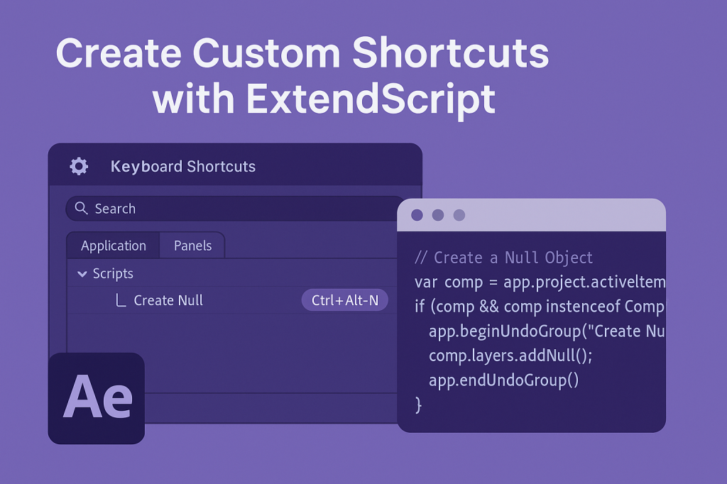 After Effects: Create Custom Shortcuts with ExtendScript | by Benard Kemp (Coach and Multimedia ...