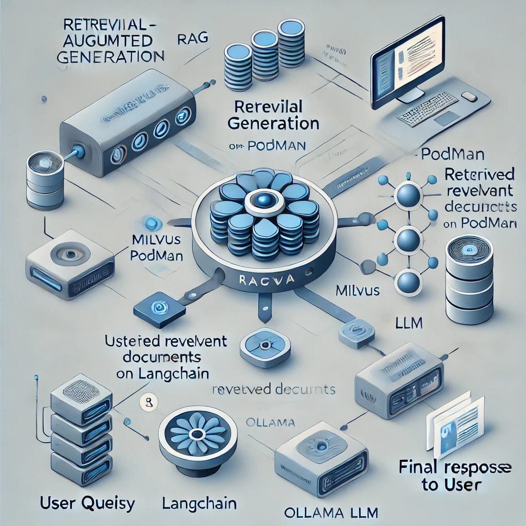 Retrieval-Augmented Generation (RAG) with Milvus on Podman, LangChain & Ollama | by ETL , ELT ...