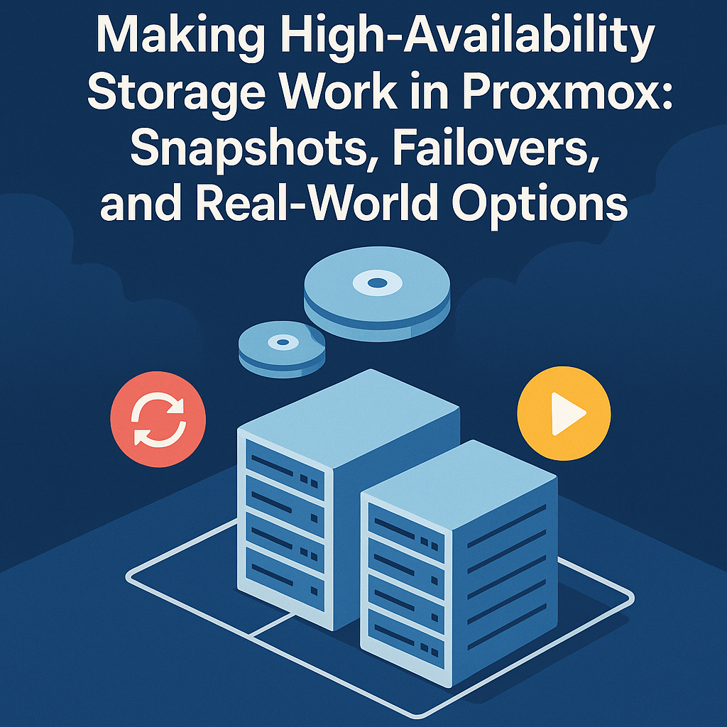 Making High-Availability Storage Work in Proxmox: Snapshots, Failovers ...