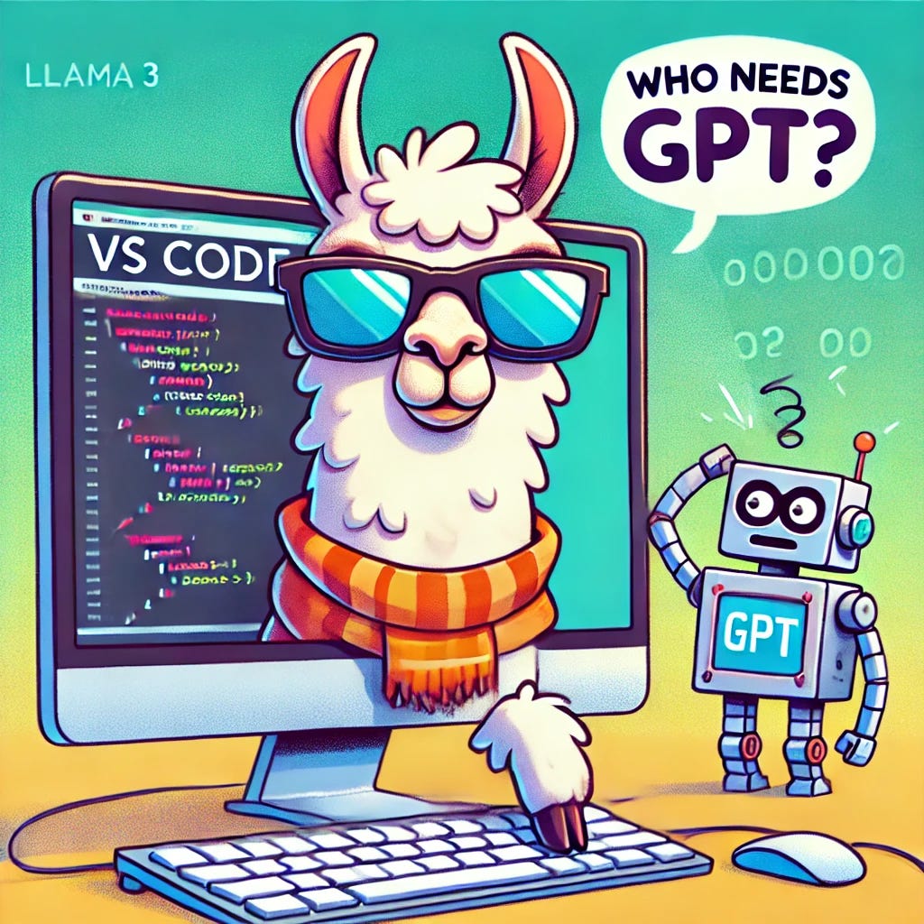 Llama 3 into VS Code — Because Who Needs GPT?! | by Tarun Reddi | OSINT Team