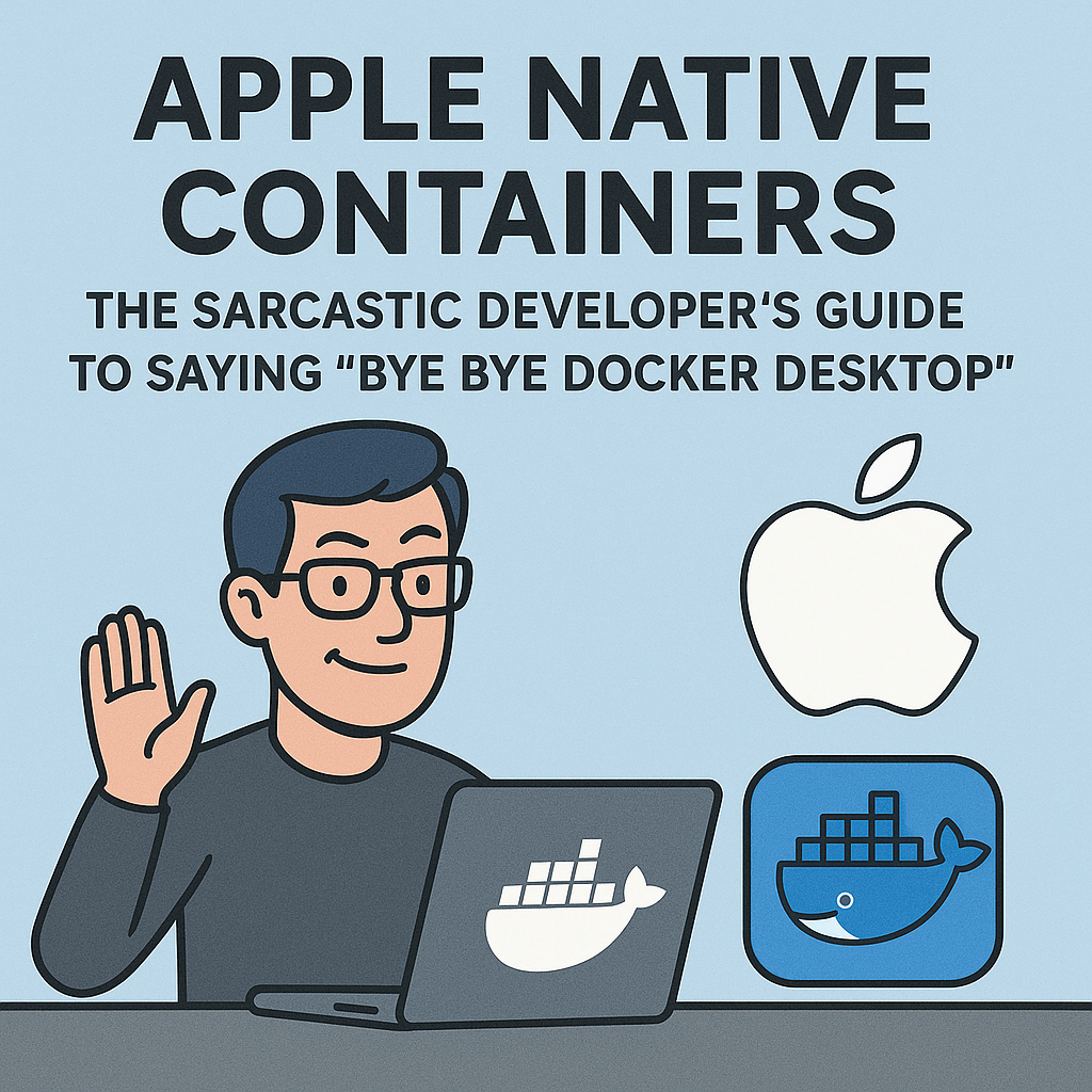 Apple Native Containers: The Sarcastic Developer’s Guide to Saying “Bye ...