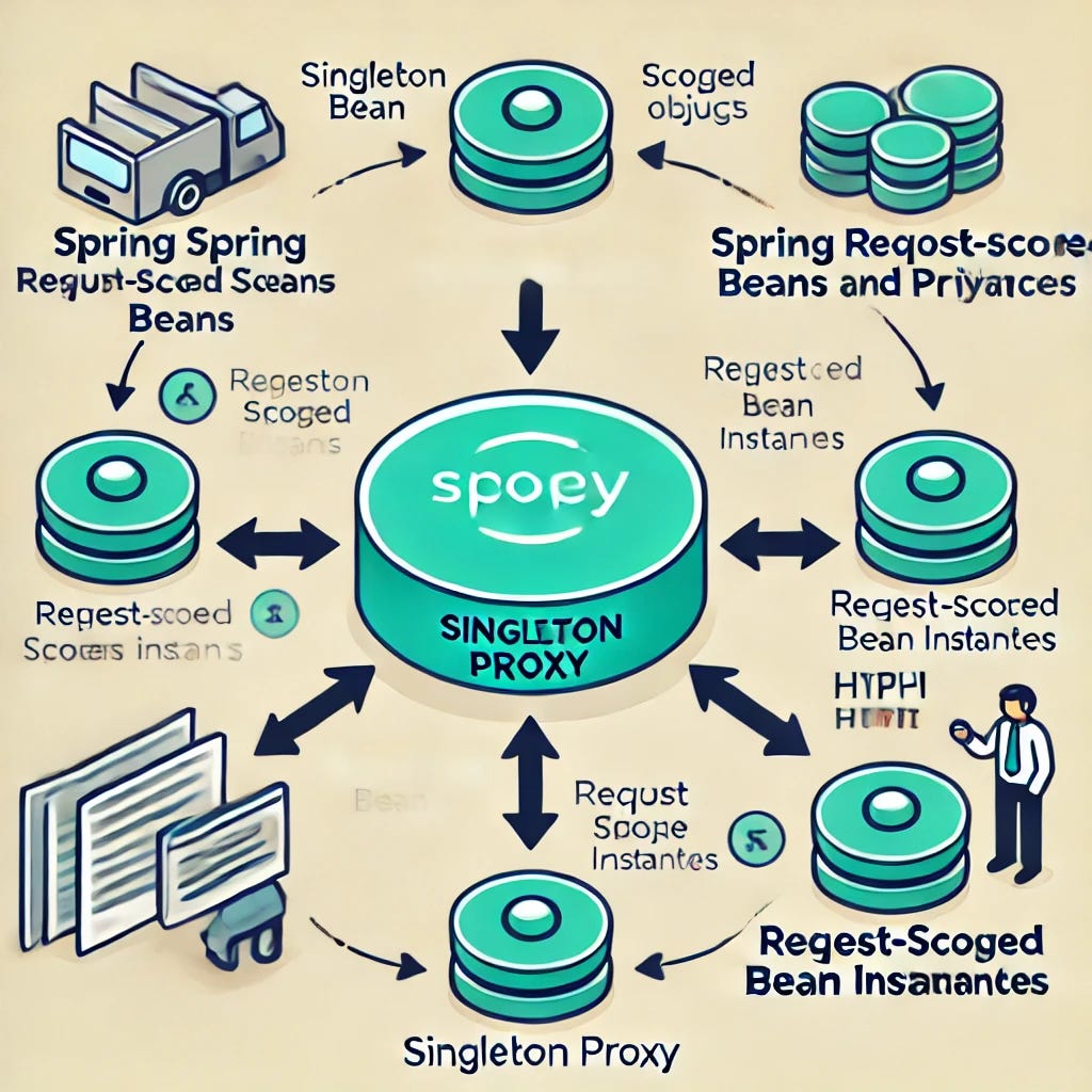 Why Does My Request-Scoped Bean Have the Same Hashcode in Spring ?Understanding Proxies and ...