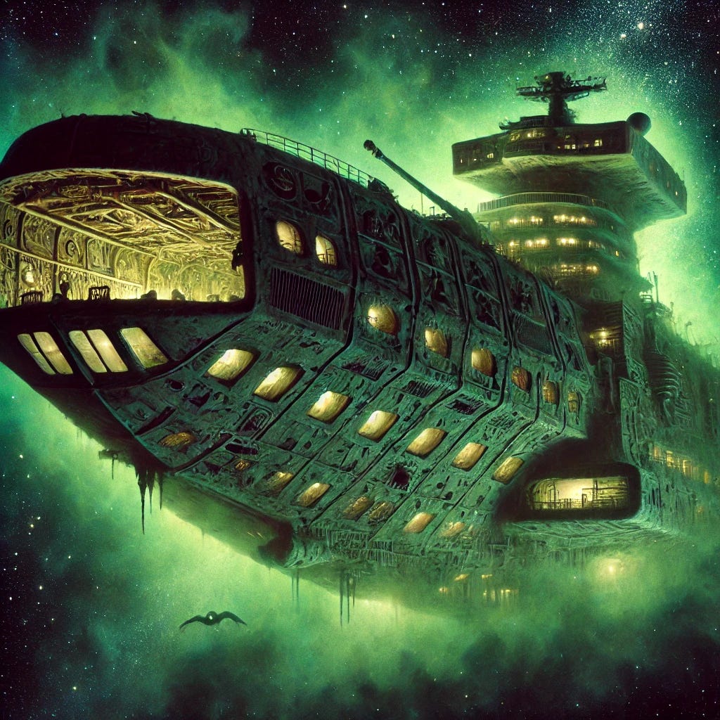 The Haunted Spaceship. Ghosts are of five types. First are… | by Free ...