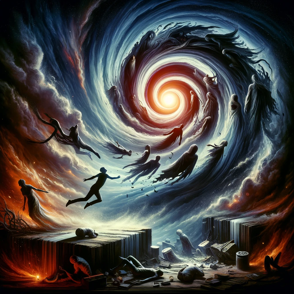 Desire’s Vortex. Endless need, an insatiable well, | by Dave B. | Dec, 2023 | Medium