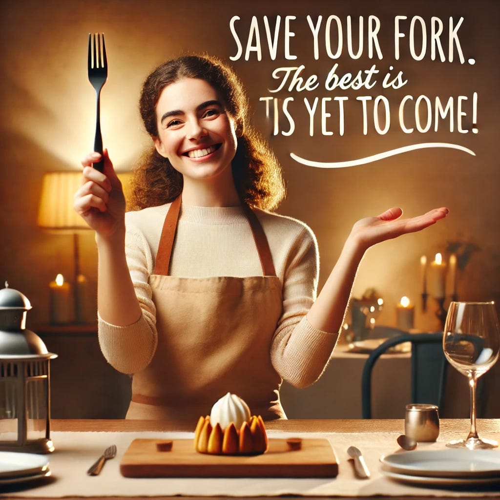 Don’t Forget To Save Your Fork. and eat your dessert first | by James ...