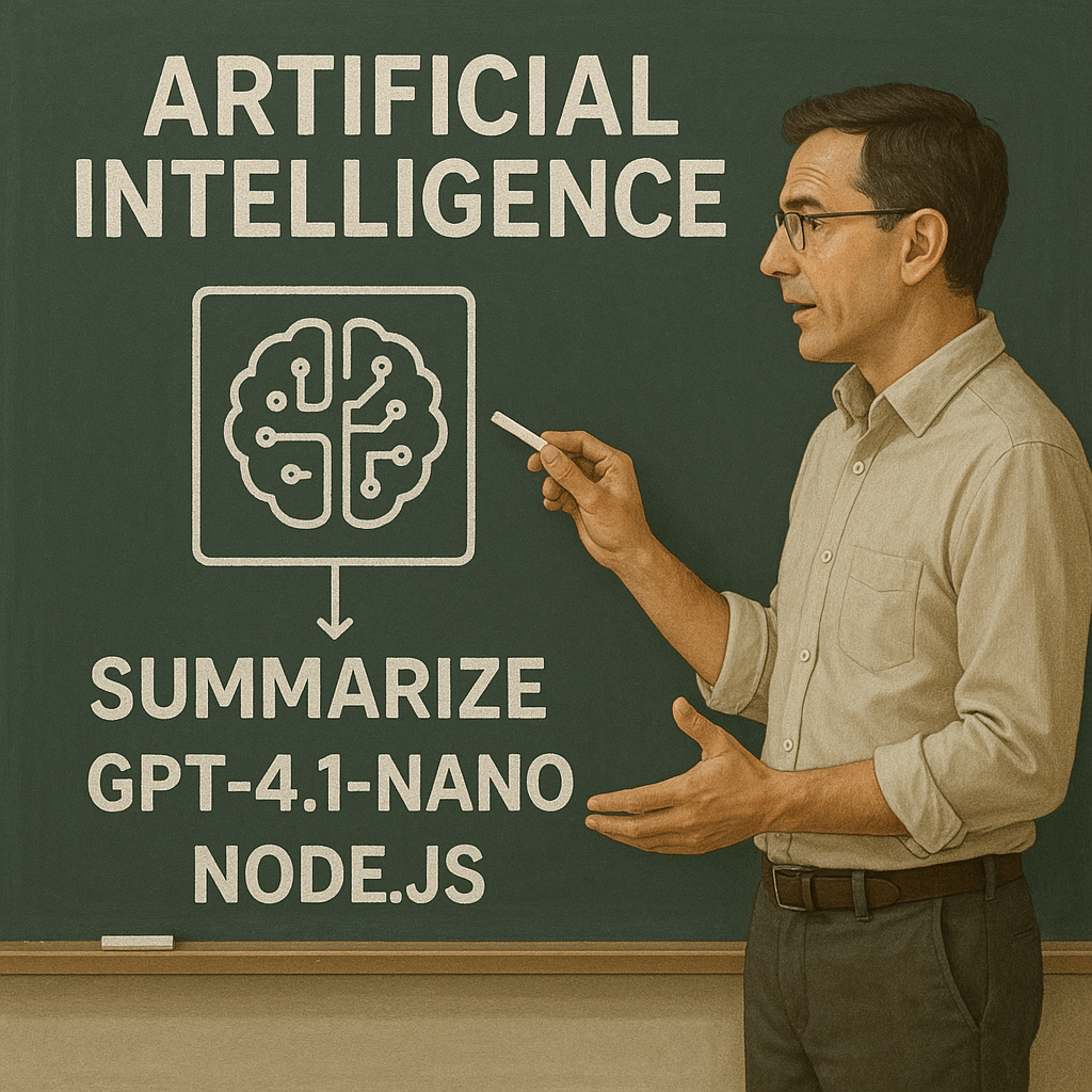 ⚡ How Not to Die Trying with AI: Building a Lightweight Text Summarizer with GPT-4.1-Nano and ...