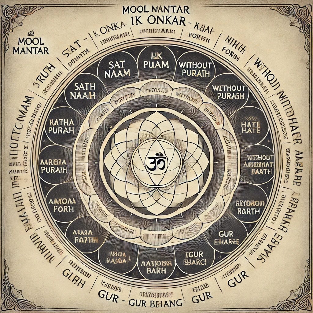 The Mool Mantar. Within the eternal oneness of the… | by Siri Perera ...