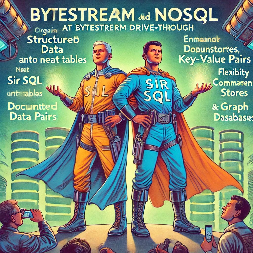 The Data Duel: SQL vs. NoSQL at ByteStream Drive-Through | by ...