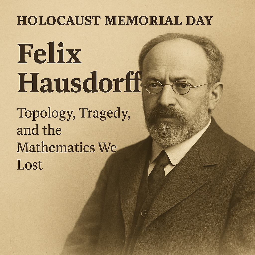 Remembering Felix Hausdorff: Topology, Tragedy, and the Mathematics We ...