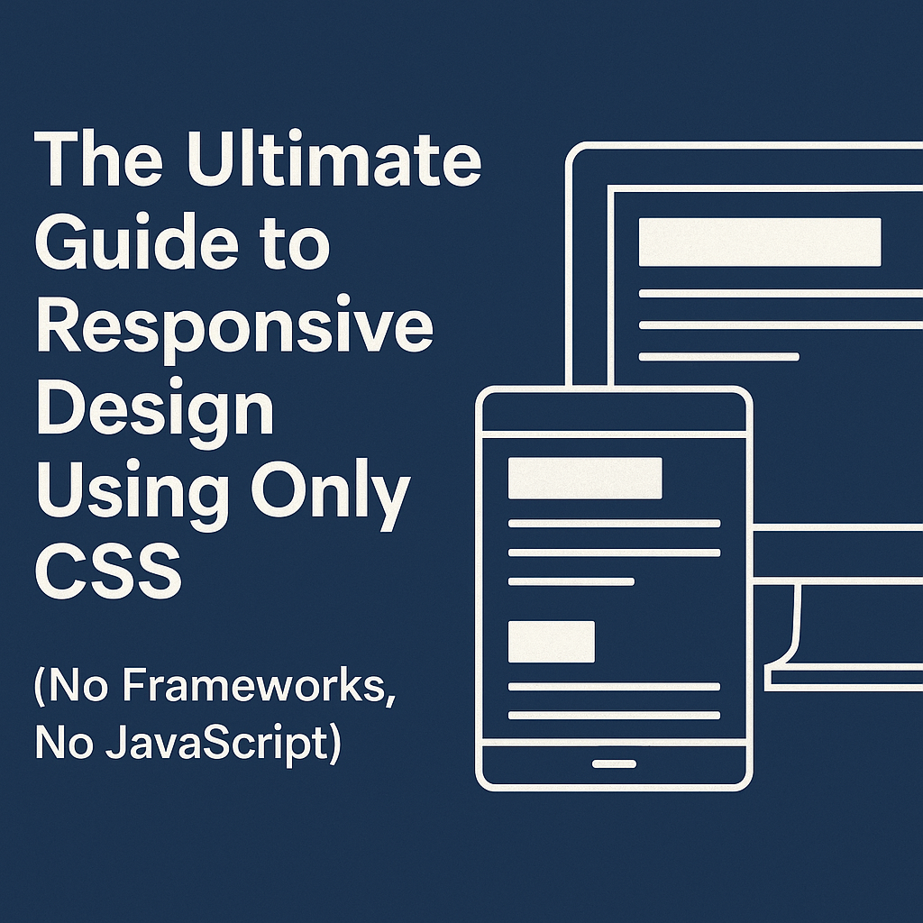 🔥the Ultimate Guide To Responsive Design Using Only Css No Frameworks No Javascript By