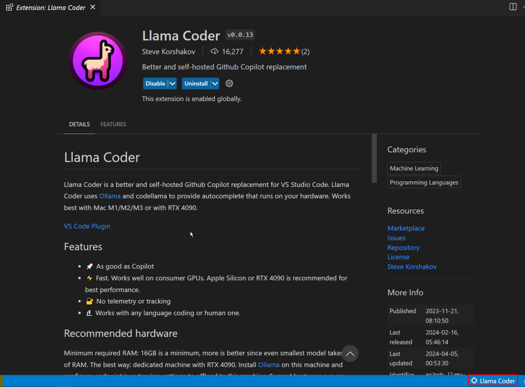 Integrate VSCode with Ollama and LLMs to Setup Personal Copilot | by ...