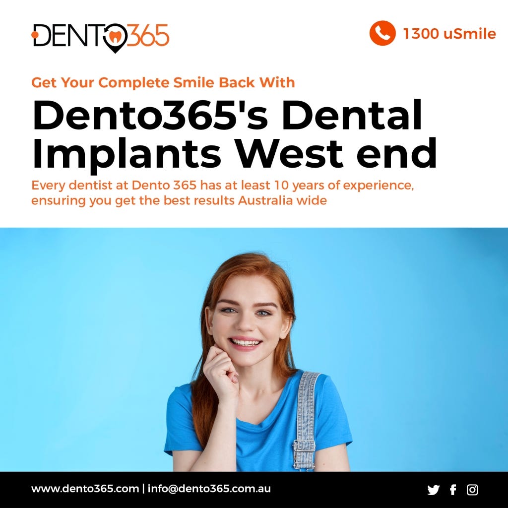 Get Your Complete Smile Back With Dento365’s Dental Implants Brisbane | by Dento365 | Jul, 2024 ...