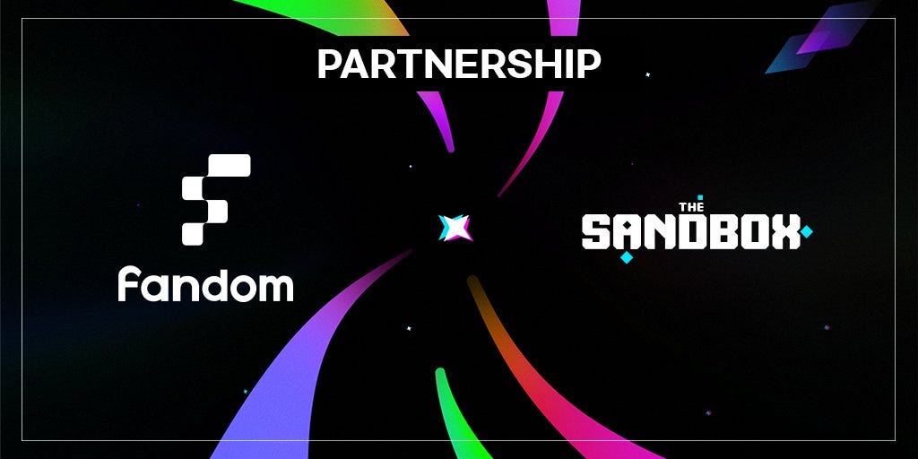 Partnership Announcement | The Sandbox | by FANDOM STUDIO | Medium