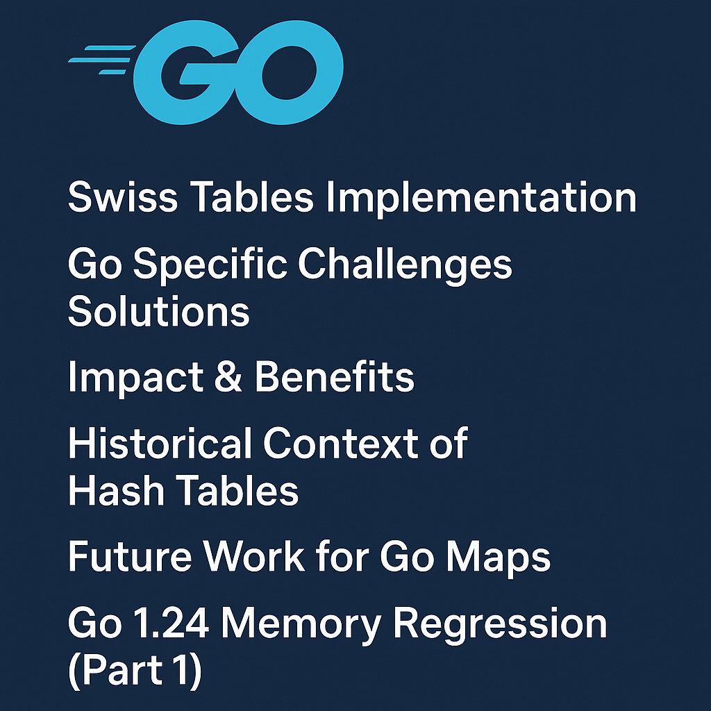 Go 1.24 Map Improvements: Swiss Tables & Performance Gains | by Wesley ...