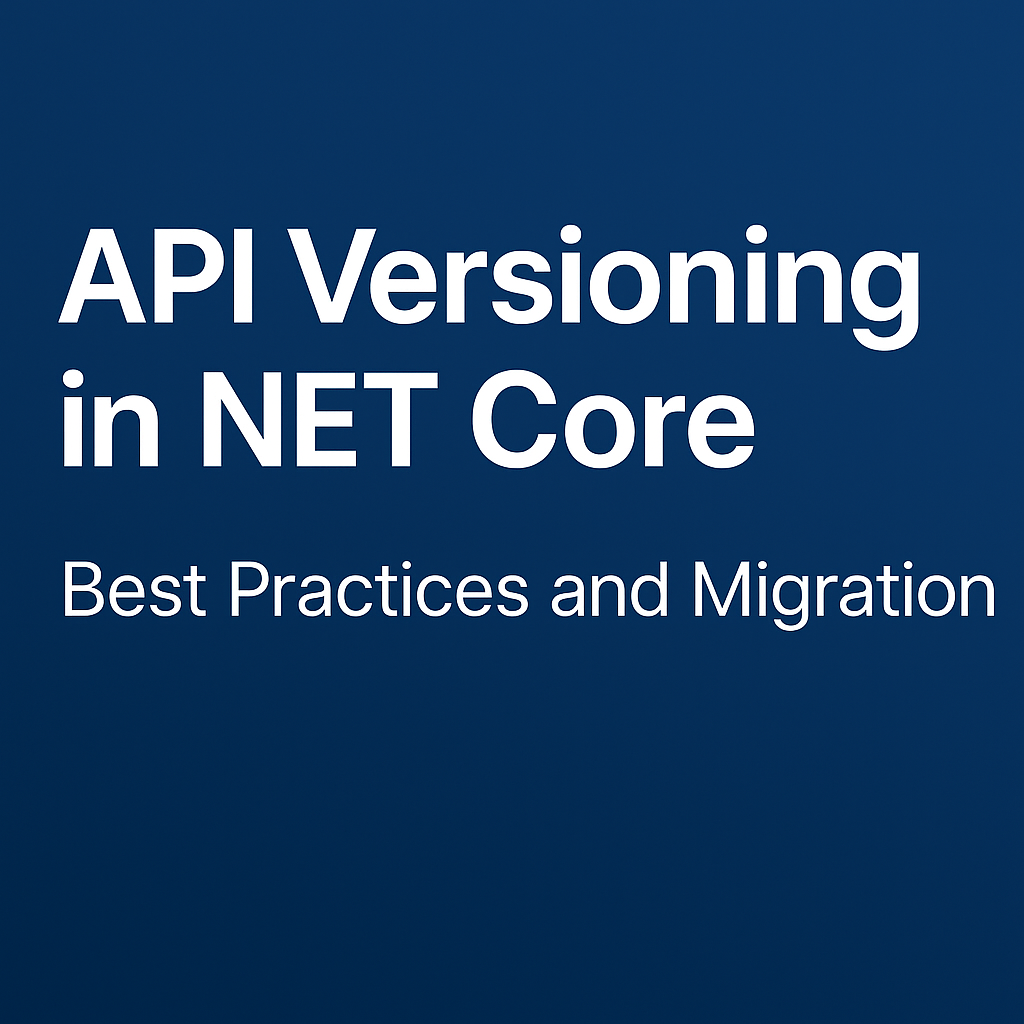 How to Implement API Versioning in .NET Core Web APIs: Best Practices and Migration Guide | by ...
