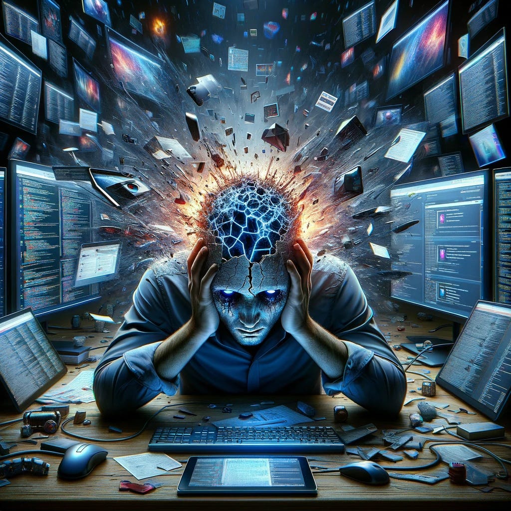 The Cracked Mind: When Digital Overload Breaks Us | by Aardvark ...