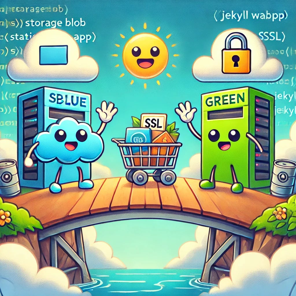 Bye Bye Blob! Hello Static Web Apps! A Blue-Green Journey with ...
