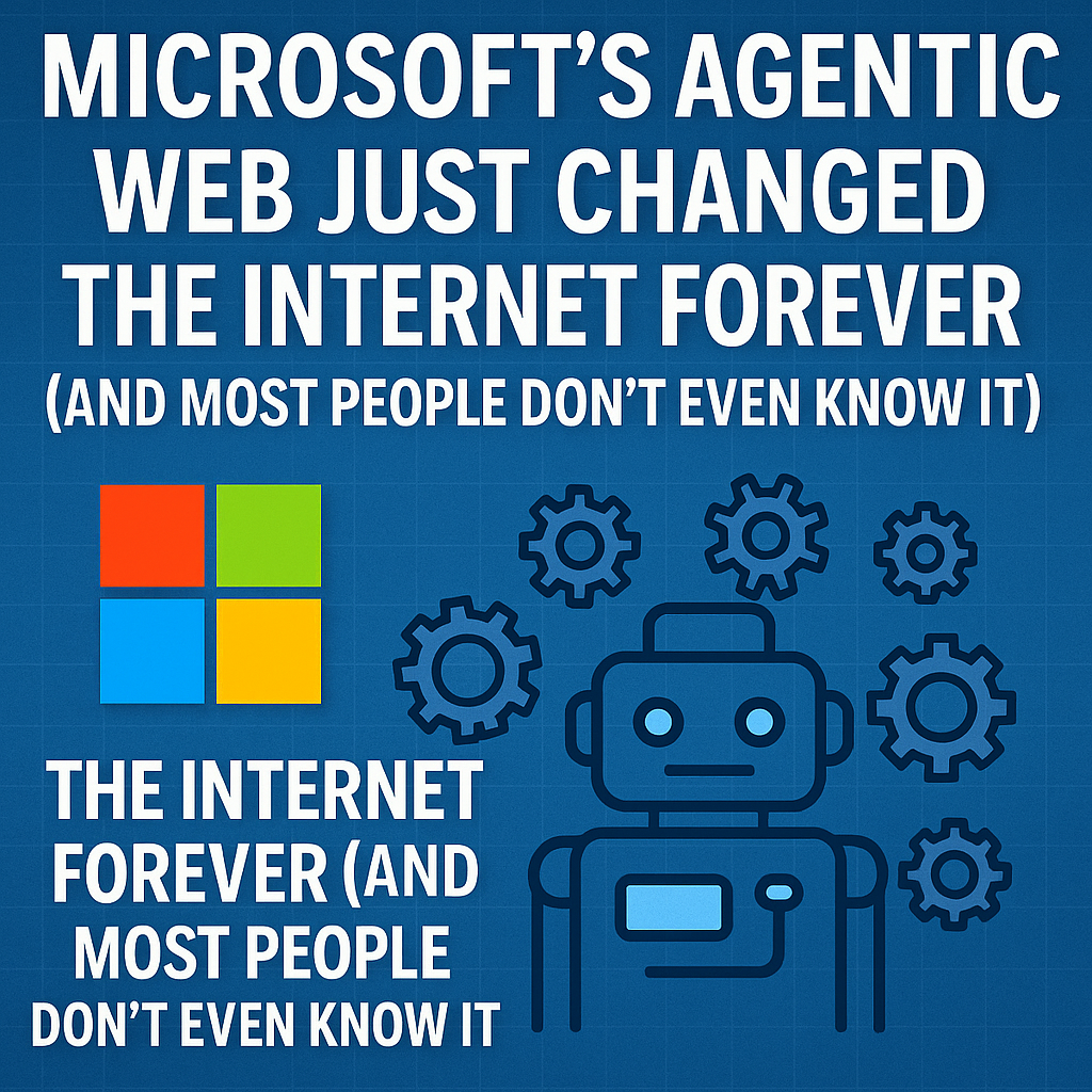 Microsoft’s Agentic Web Just Changed the Internet Forever (And Most ...
