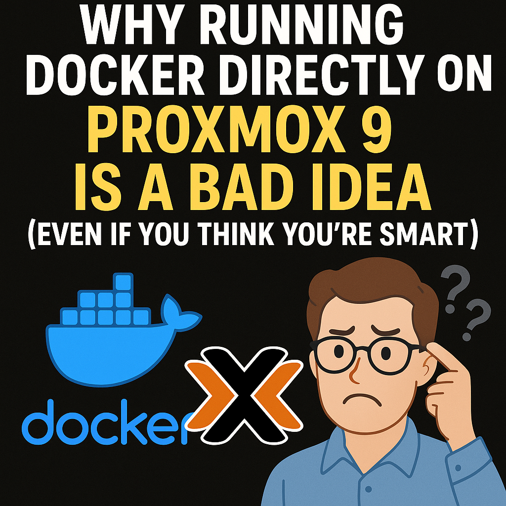 Why Running Docker Directly on Proxmox 9 Is a Bad Idea (Even If You Think You’re Smart) | by Mr ...