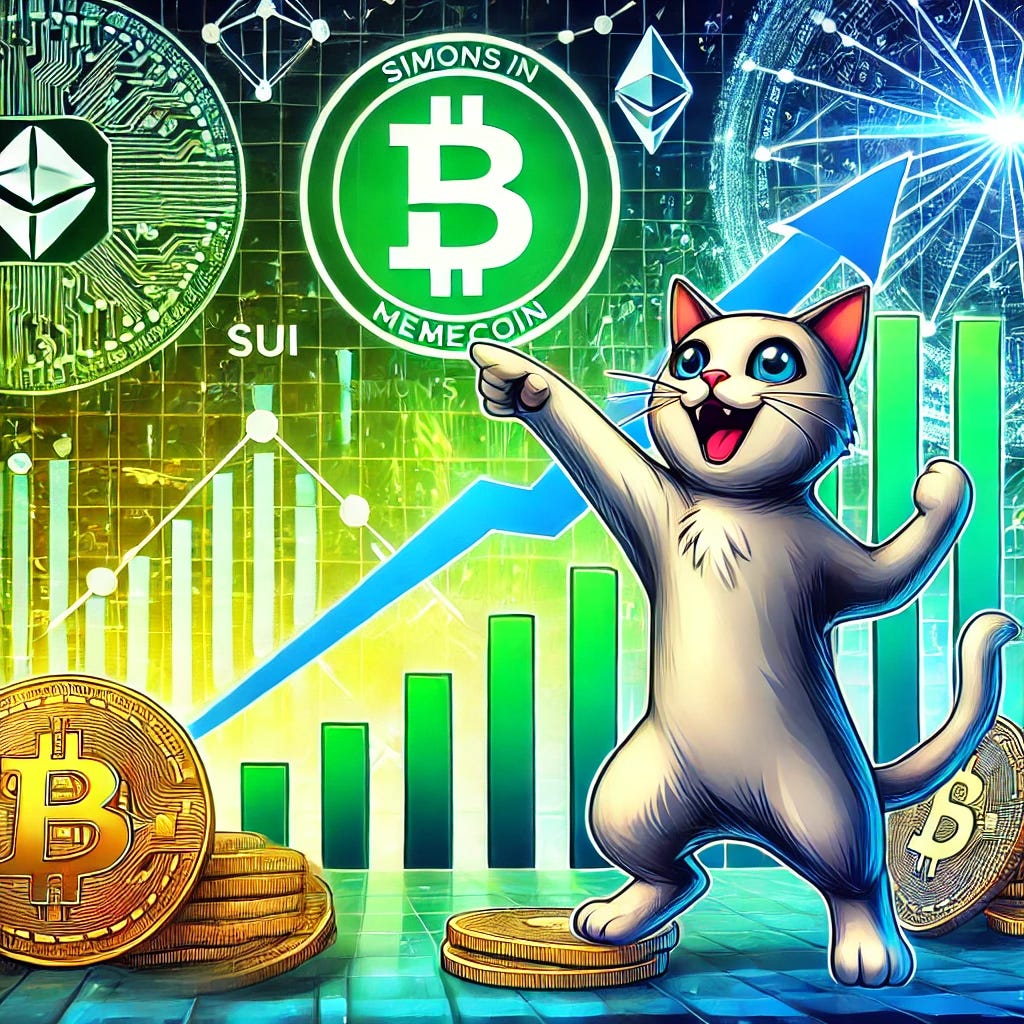 Crypto Analyst Highlights Simon’s Cat Memecoin and Sui as Altcoins with Potential for Major ...