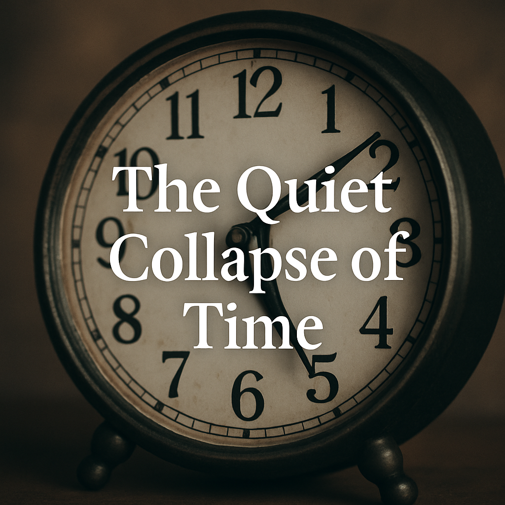 The Quiet Collapse of Time. There was a time when hours had shape… | by ...