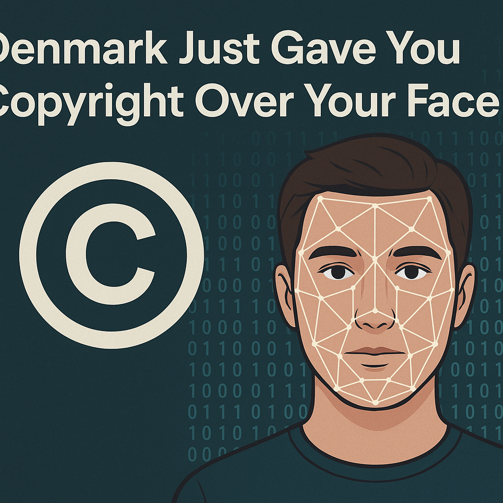 Denmark Just Gave You Copyright Over Your Face | by Rue | Medium