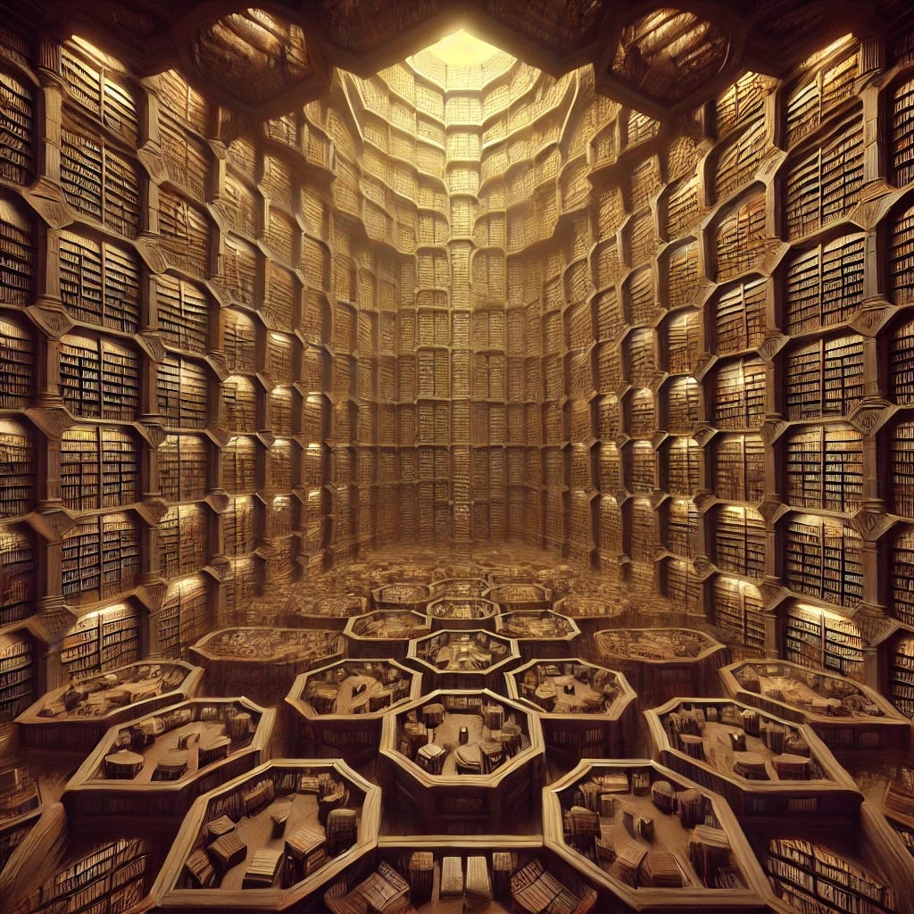 Large Language Models & The Library of Babel | by Victor Morgante | Medium