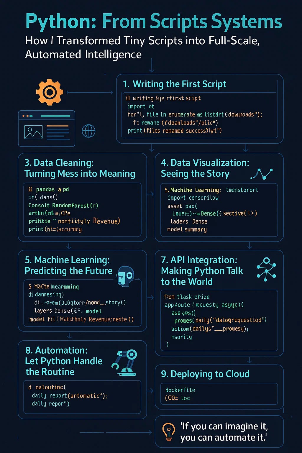 Python: From Scripts to Systems. How I Transformed Tiny Scripts into… | by Zamina Zainab ...