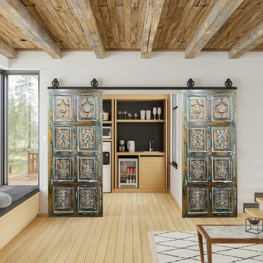 Carved Barn Doors: Artistic Statement Pieces for the Modern City ...