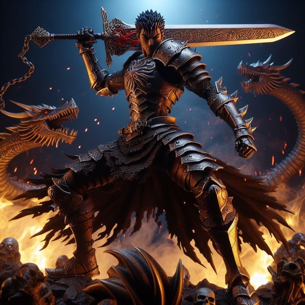 Guts Sword: The Iconic Blade of the Black Swordsman | by Amelia Clark ...